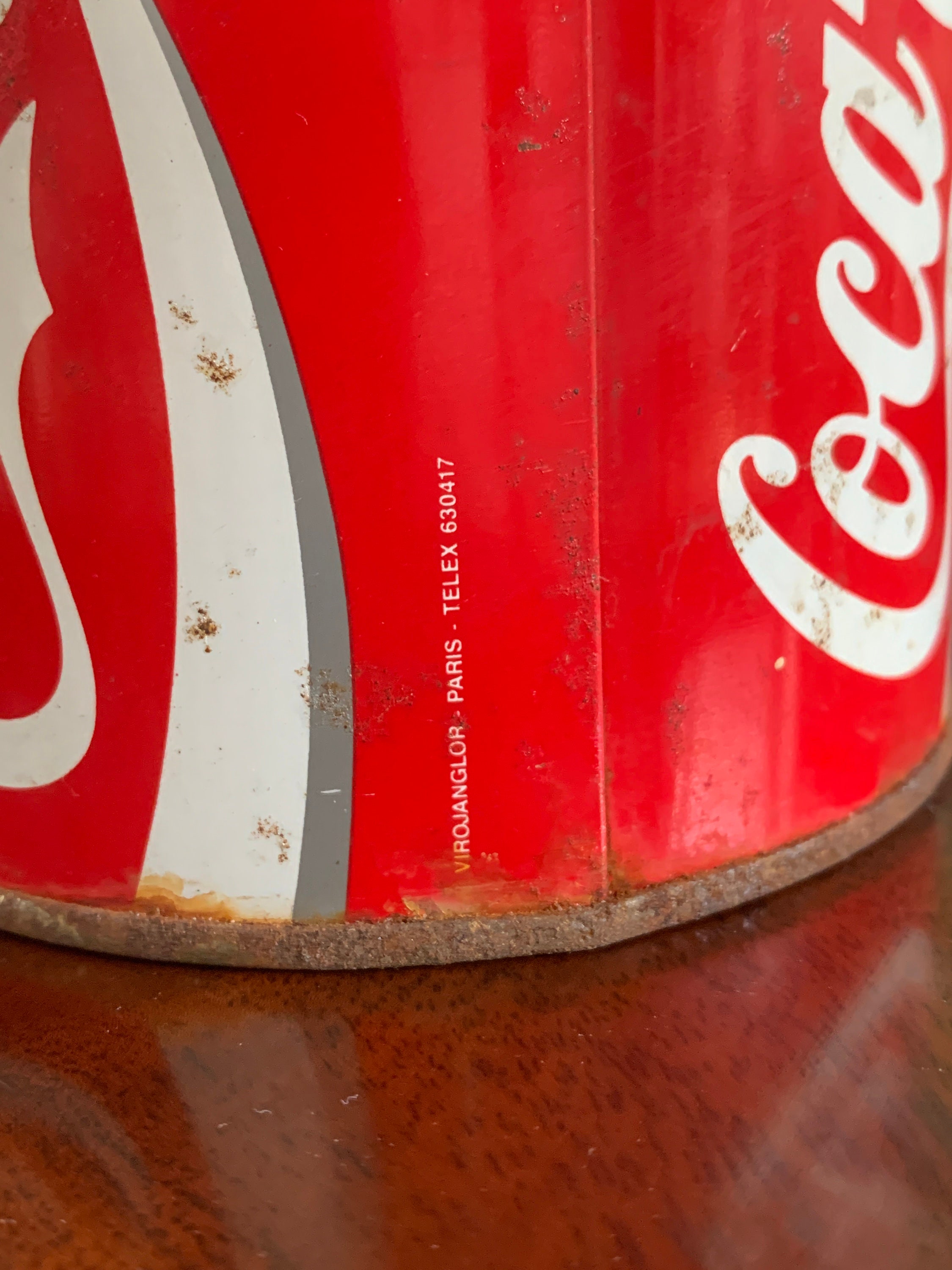 Rare 80s Coca Cola Vintage Tin Box Red White 1989 Retro - Etsy