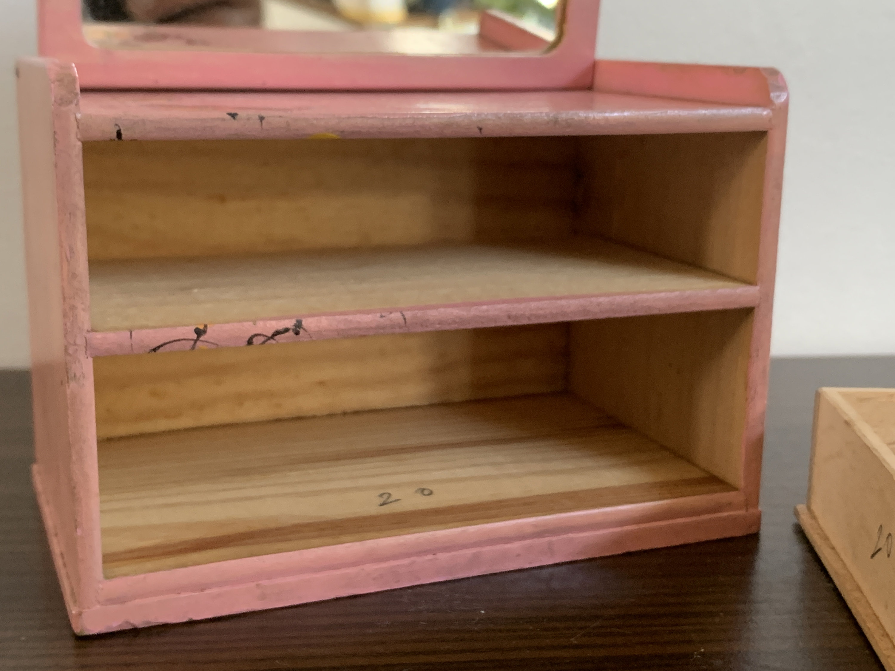 Japanese Small Dressing Table Chest Drawer Wooden Vintage - Etsy