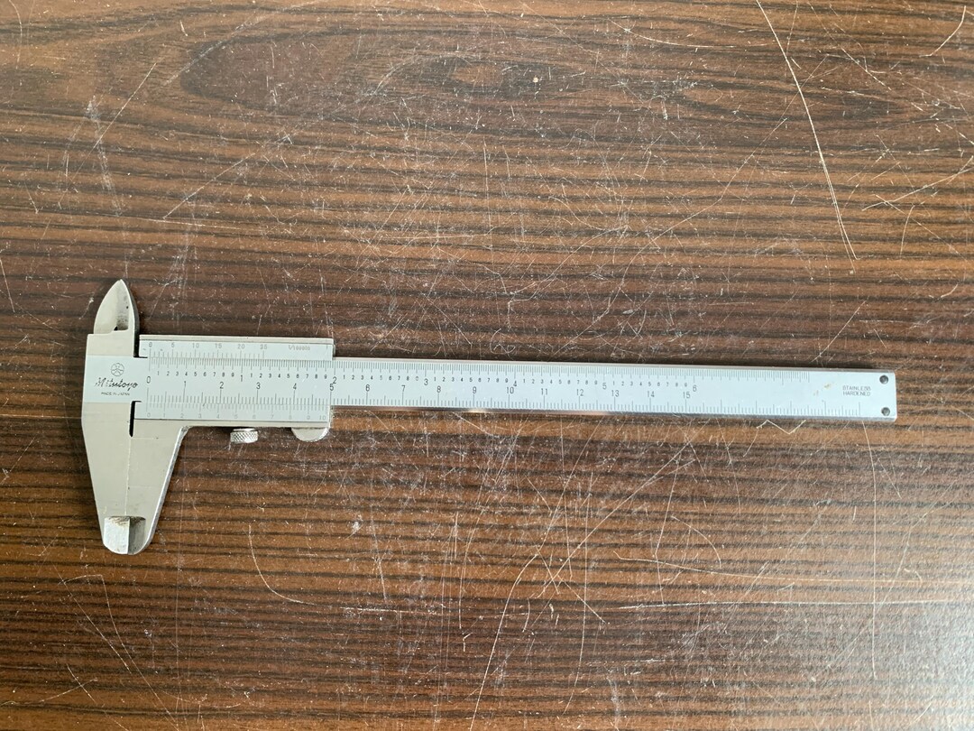 Mitutoyo Made in Japan Vernier Scale Caliper Vintage - Etsy