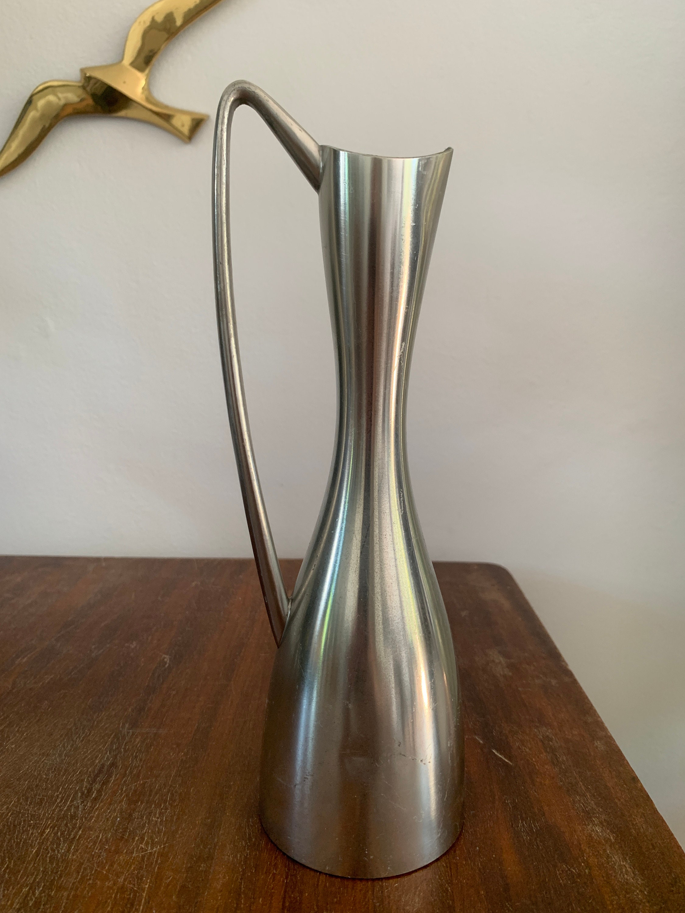 METAWA Tiel Holland Tradmark Pewter Flower Vase Artdeco Style Vintage ...