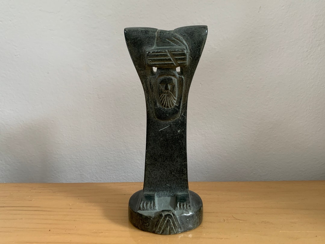 Shamash Shum Ukin Natural Stone Statue Samas Suma Ukin Vintage - Etsy