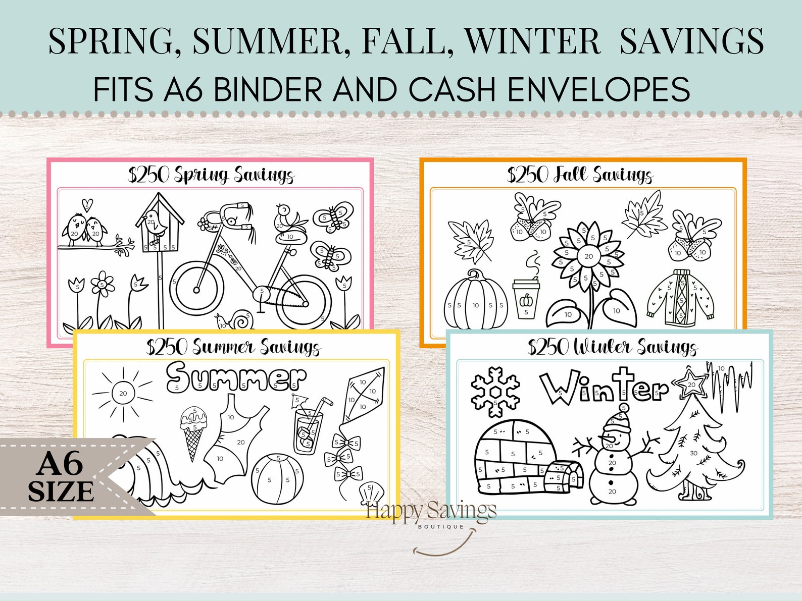 4 Seasons Savings | Spring | Summer | Fall | Winter | A6 Savings ...