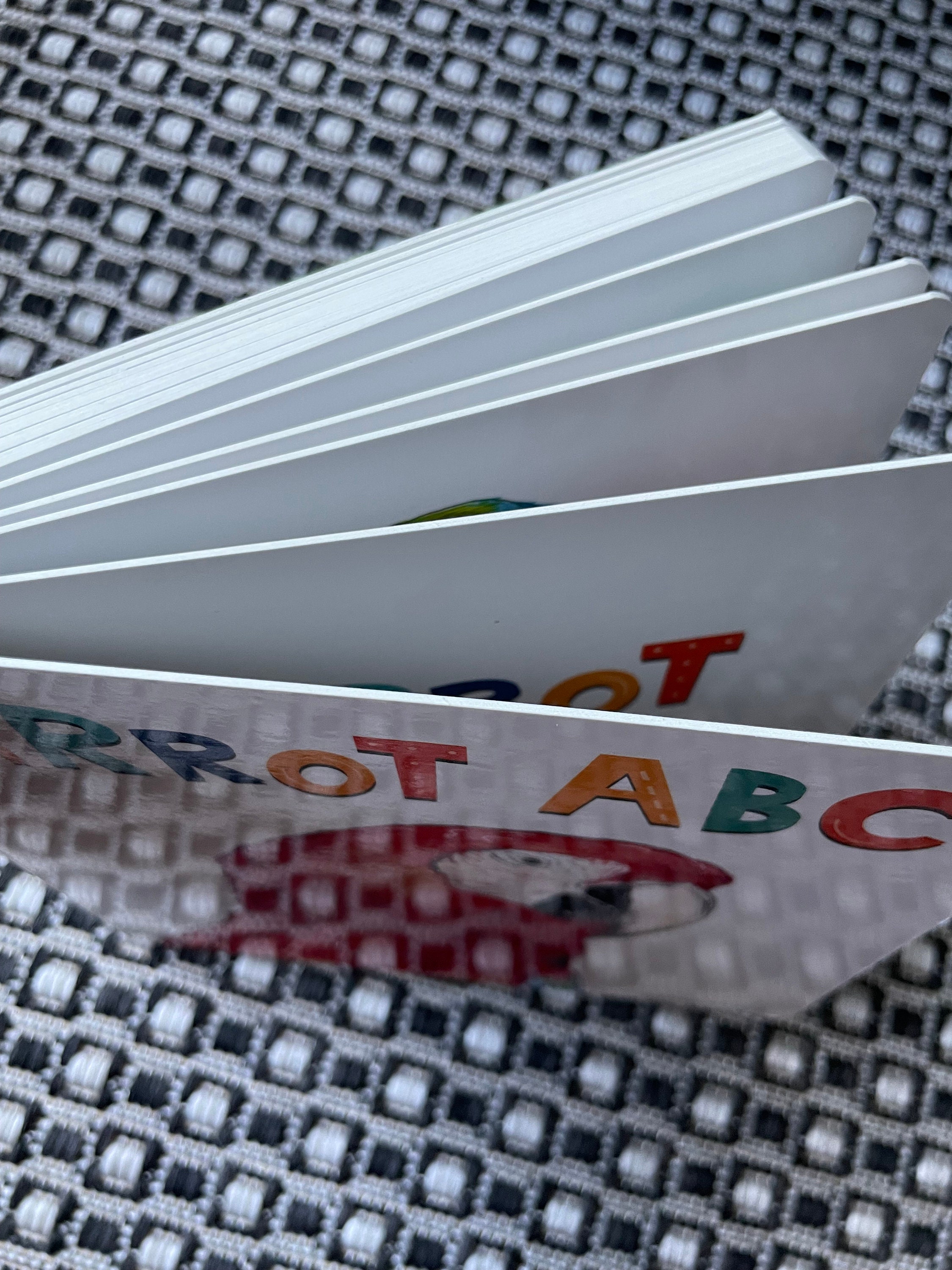 Parrot Abc's Children's Board Book - Picture Book - English Alphabet ...