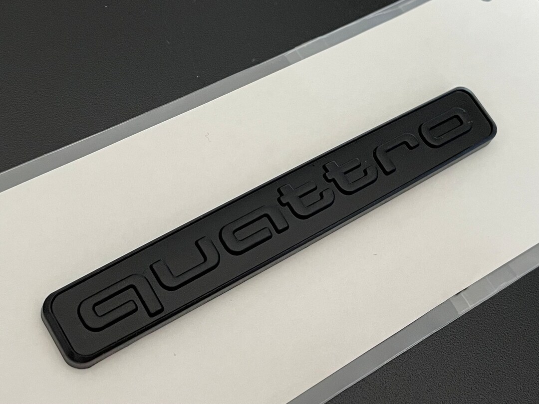 Black Quattro Badge S A3 A4 A6 TT S4 S3 S6 Q3 Q5 Q7 RS3 RS4 S Line - Etsy