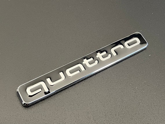 Black Quattro Badge S A3 A4 A6 TT S4 S3 S6 Q3 Q5 Q7 RS3 RS4 S - Etsy
