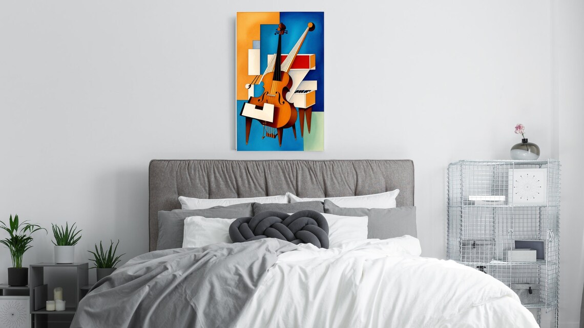 Picasso Abstract Cubism Original Acrylic - Etsy