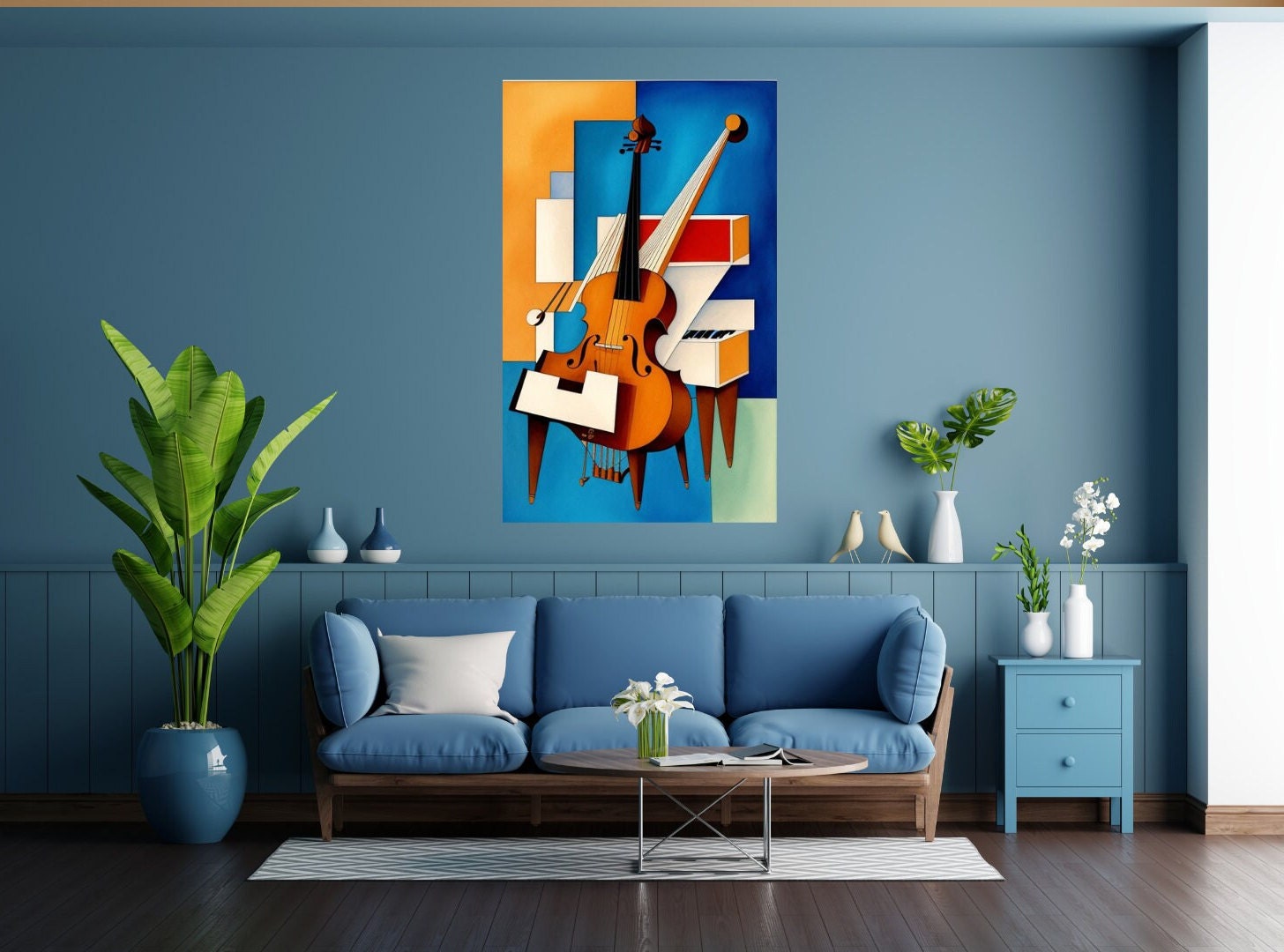 Picasso Abstract Cubism Original Acrylic - Etsy