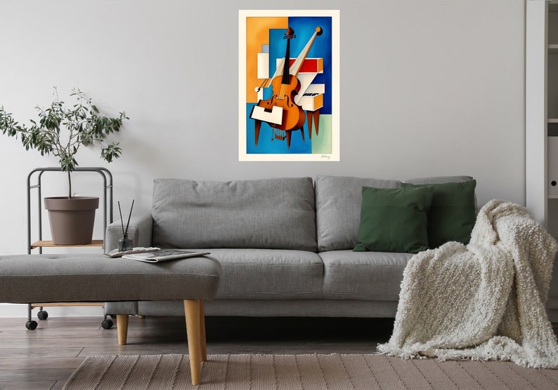 Picasso Abstract Cubism Original Acrylic - Etsy