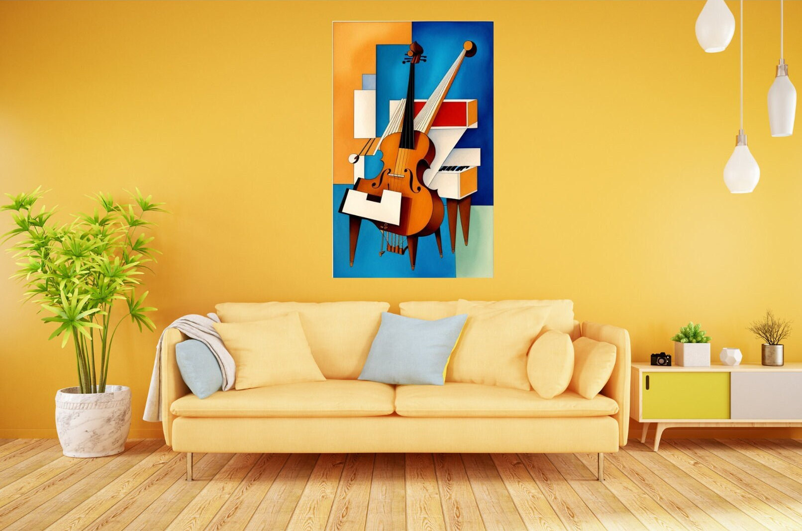 Picasso Abstract Cubism Original Acrylic - Etsy