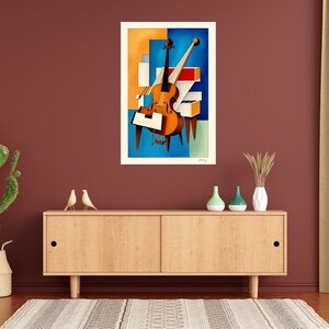 Picasso Abstract Cubism Original Acrylic - Etsy