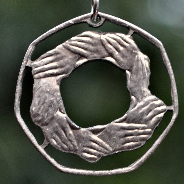 Hand Cut Coin - Etsy