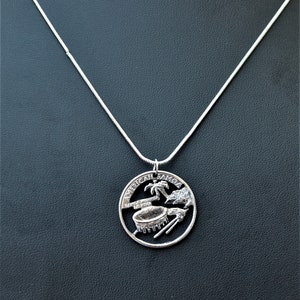 American Samoa Tanoa Bowl Cut Coin Pendant Necklace - Etsy
