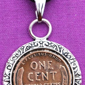 Vintage Wheat Back US Penny Coin Pendant Necklace - Etsy