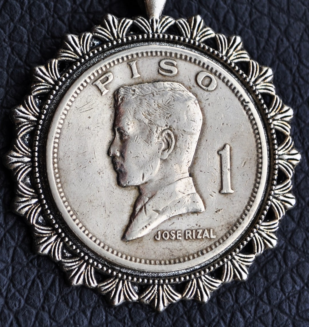 Large Philippines José Rizal Coin Pendant Necklace - Etsy