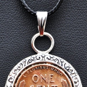Vintage Wheat Back US Penny Coin Pendant Necklace - Etsy