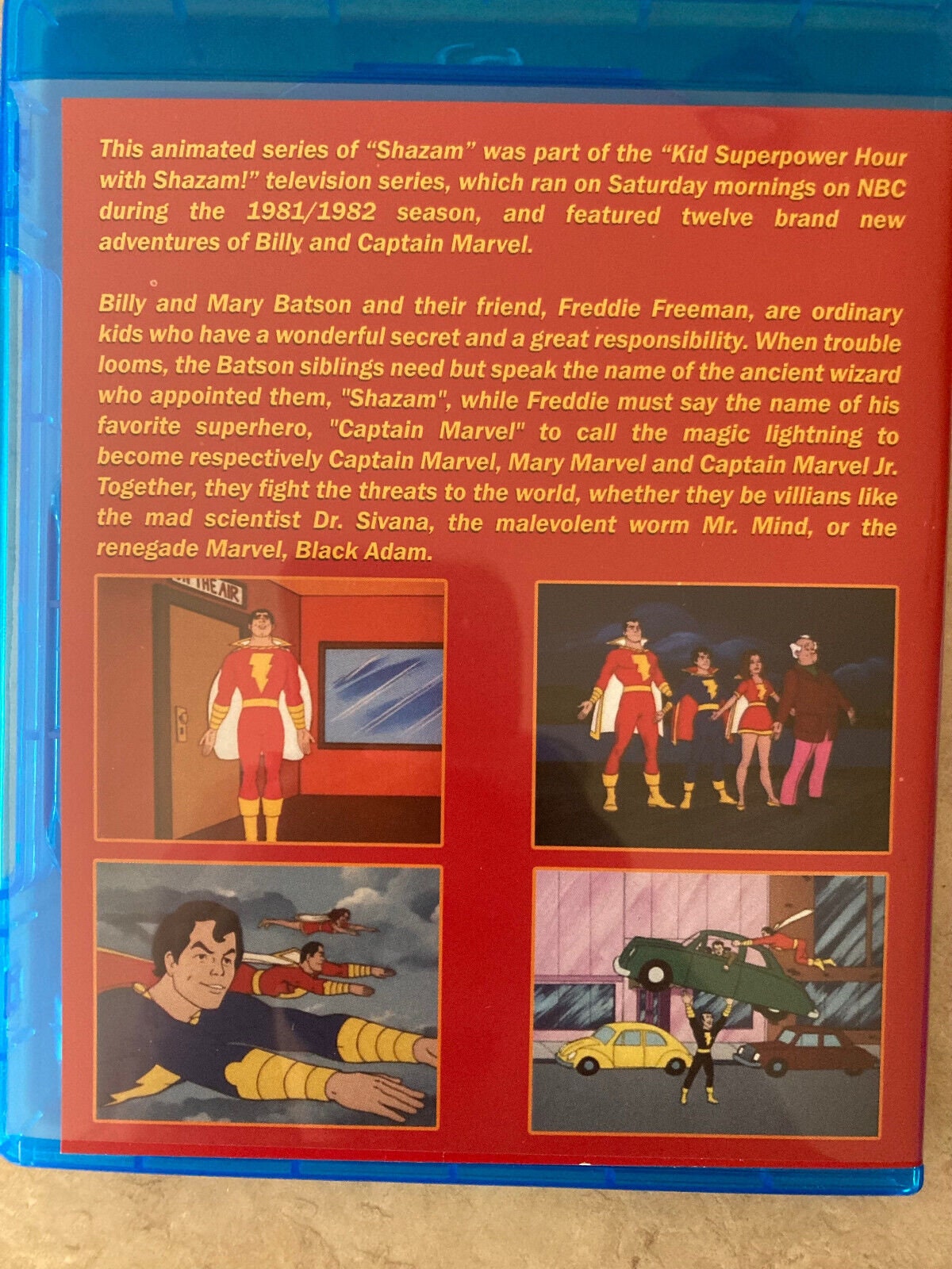 SHAZAM the Complete Filmation 70s Animated Series Blu-ray NEW Captain Marvel - Etsy