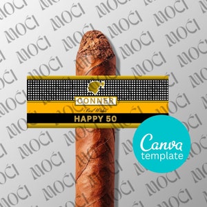 Custom Cohiba Cigar Labels, Personalised Cigar Bands, Groomsmen Best ...