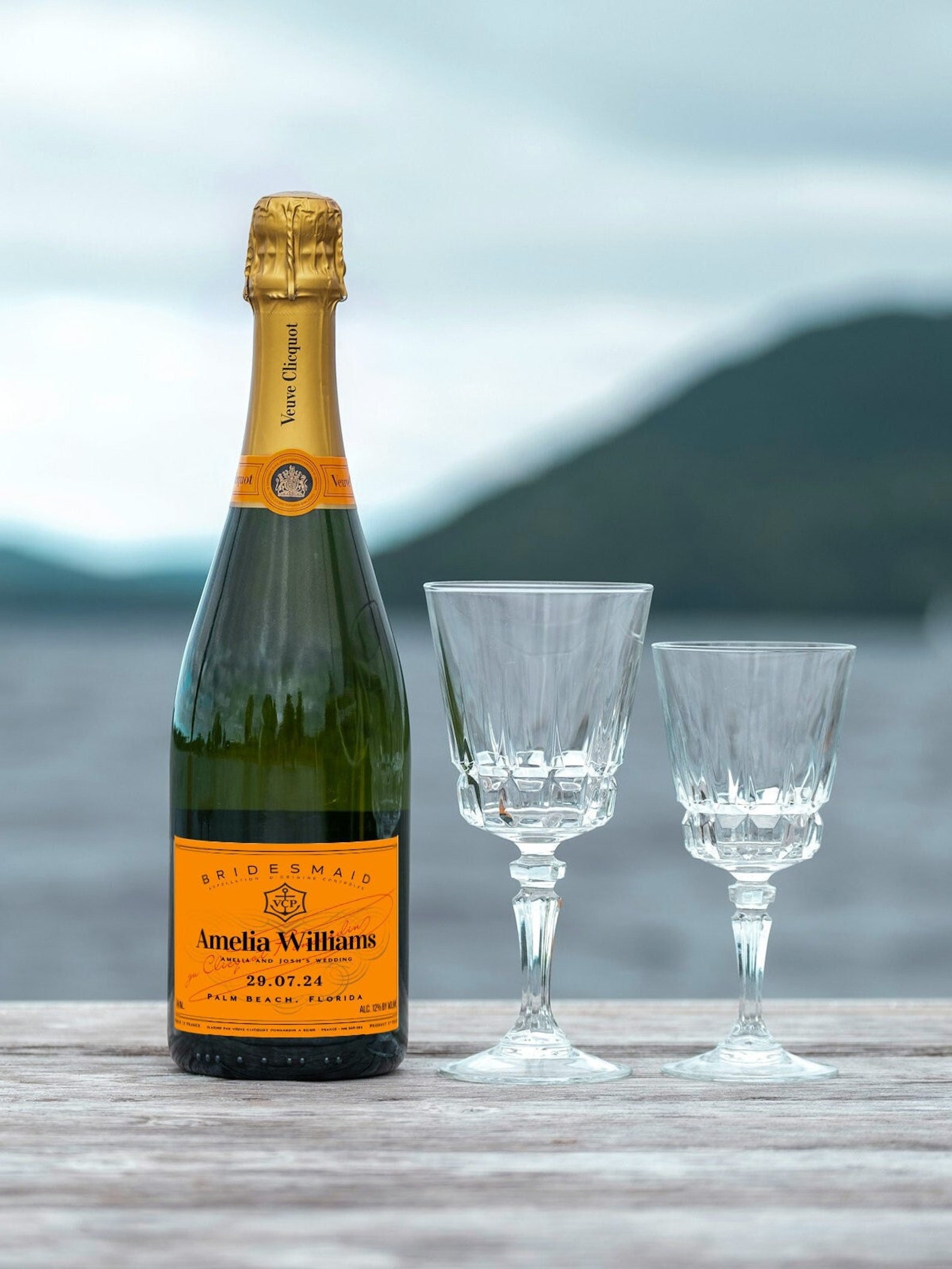 Personalised Veuve Clicquot Label, Custom Bridesmaid Proposal Gift ...