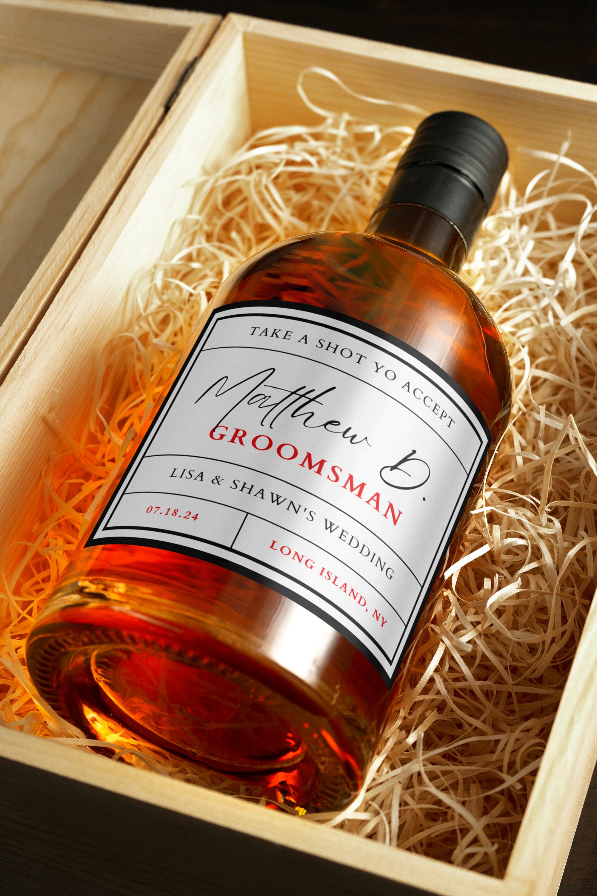 Groomsman Proposal Label, Groomsman Alcohol Bottle Label, Best Man ...