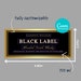 Personalised Johnnie Walker Black Label, Editable Label, Custom ...