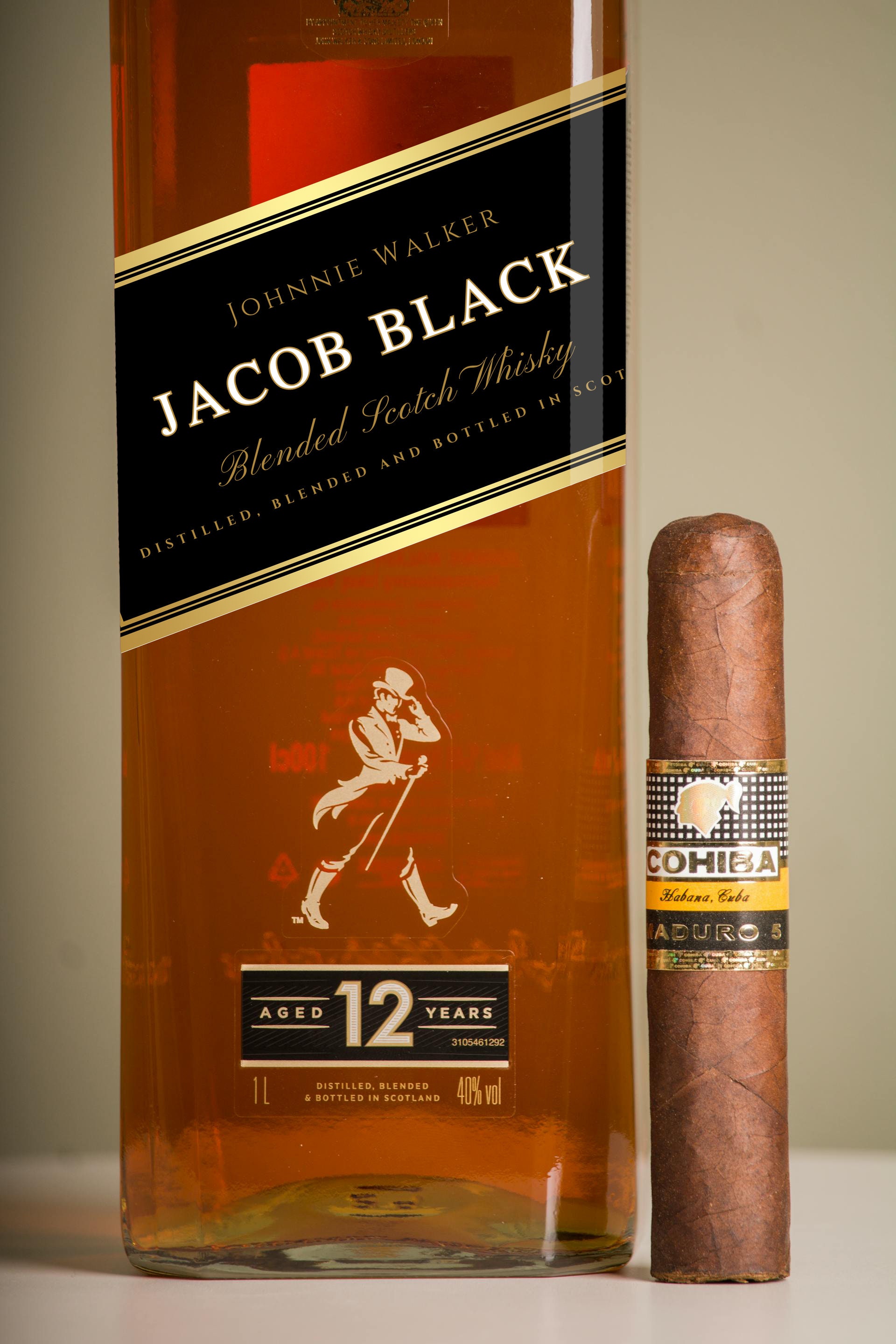 Personalised Johnnie Walker Black Label, Editable Label, Custom ...