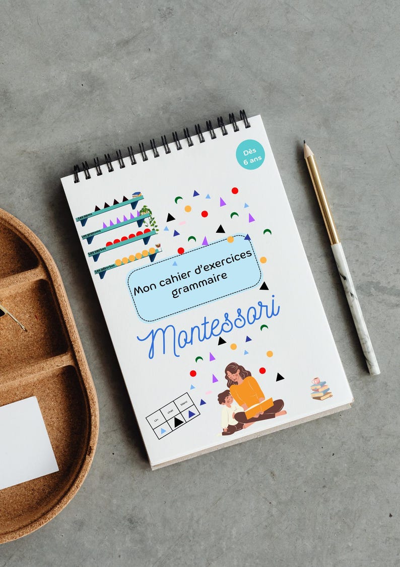 Montessori Grammar Notebook - Etsy