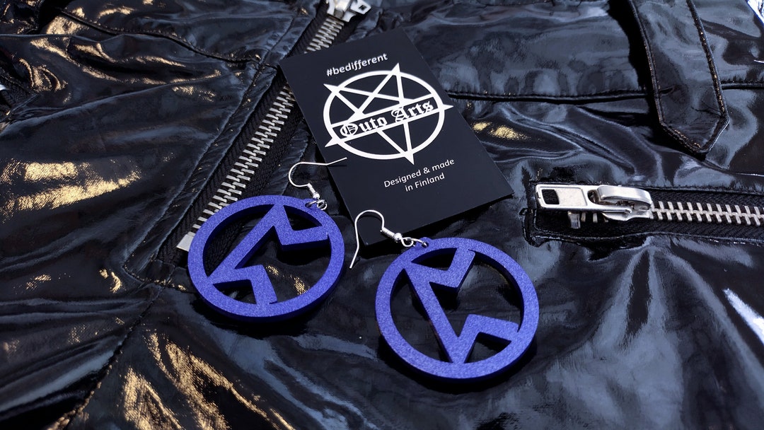 Perthro Norse Rune Earrings or a Pendant - Etsy