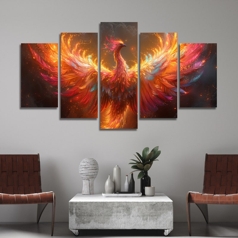 Phoenix Rising Art - Etsy