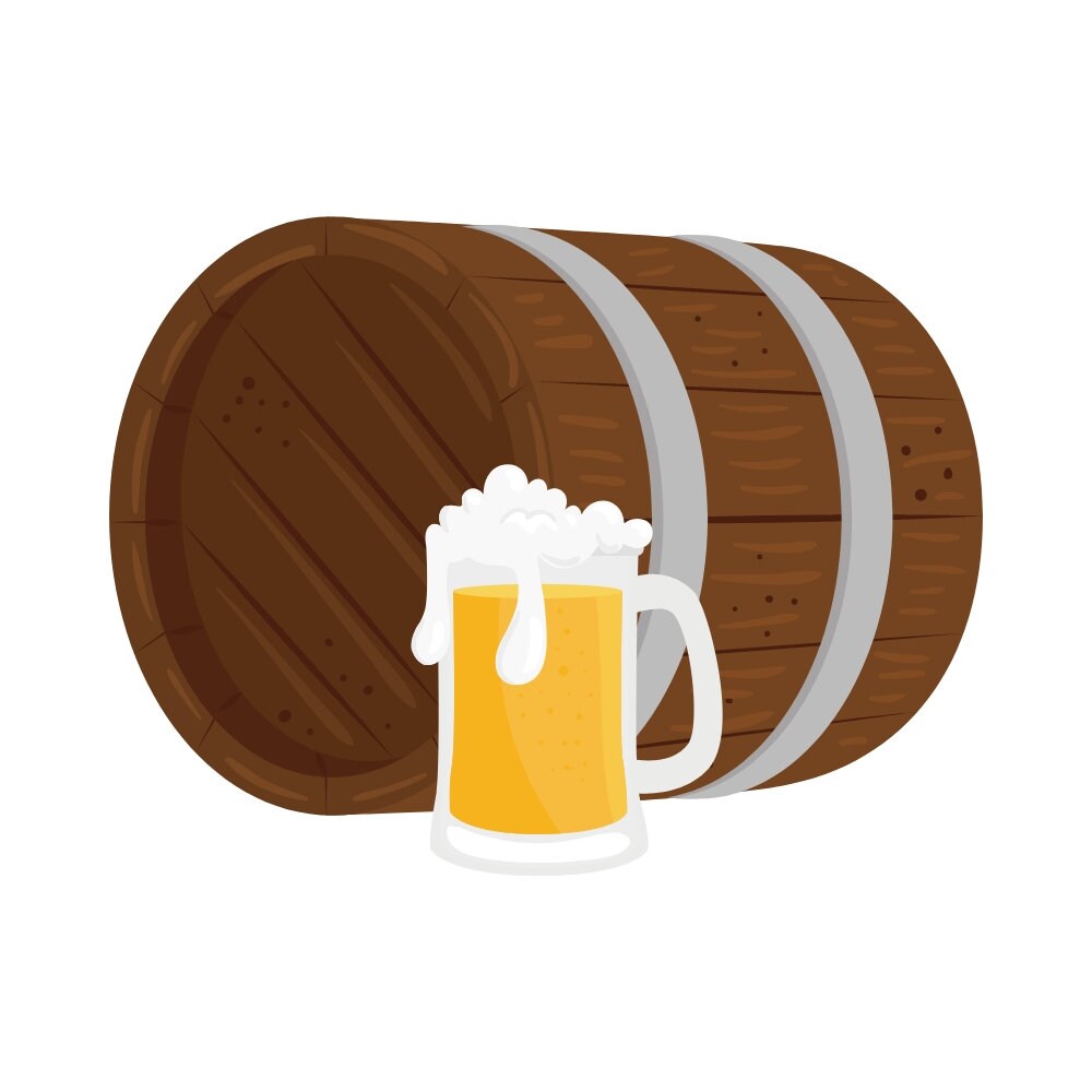 Beer Keg SVG / Bar Friends / Cheers / Keg of Beer / Celebration Digital ...