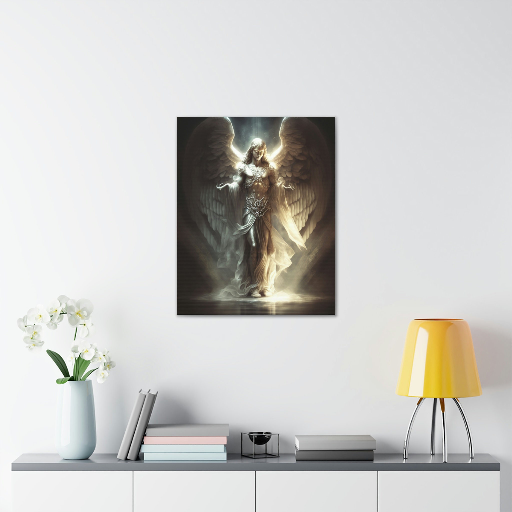 Guardian Angel of Love and Light / Angel Art / Fine Art / - Etsy