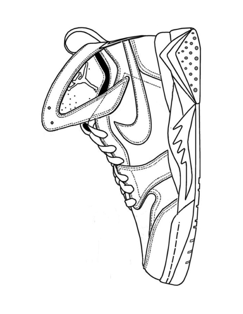 Sneaker Coloring Book / Digital Download / Kids, Teens, and ...