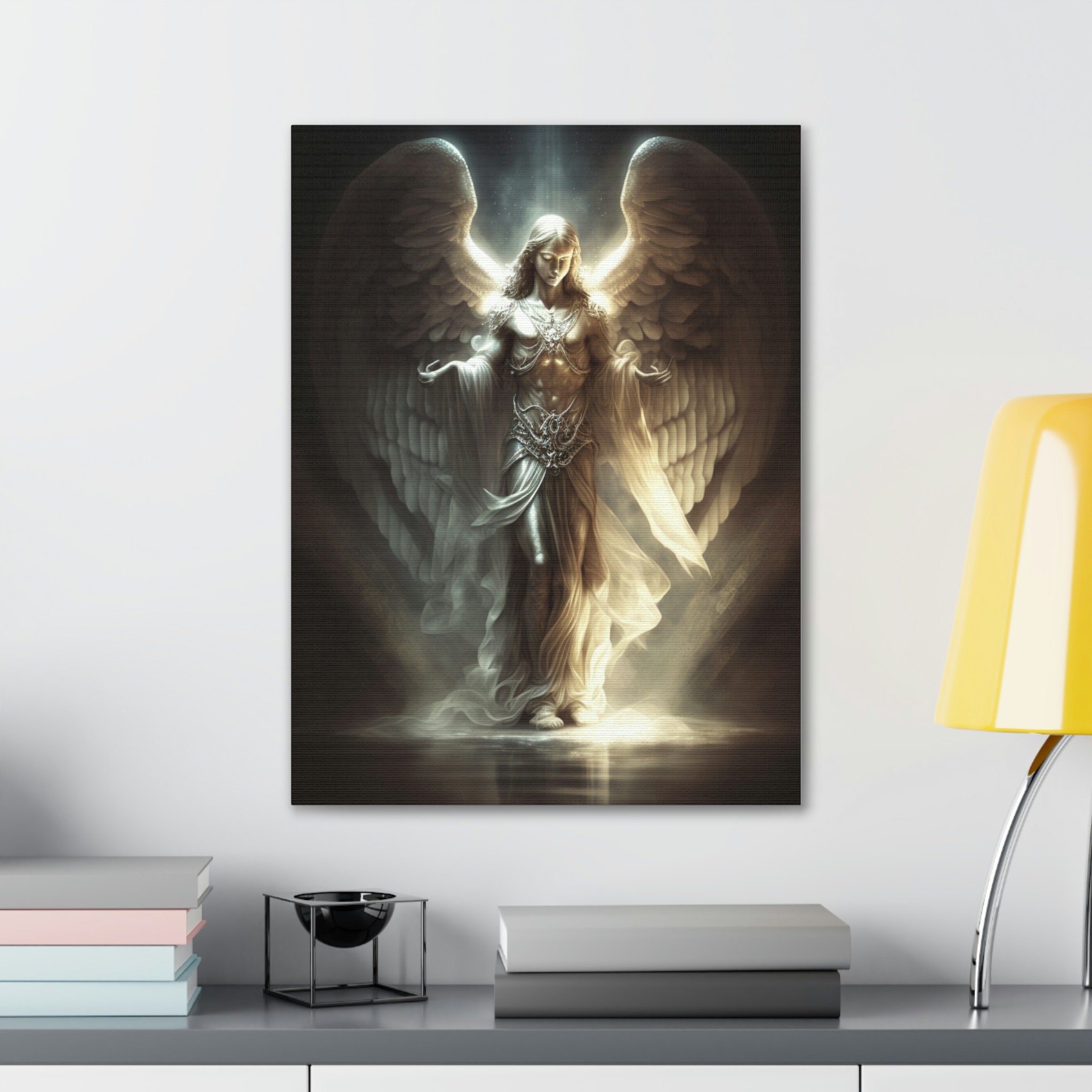 Guardian Angel of Love and Light / Angel Art / Fine Art / - Etsy