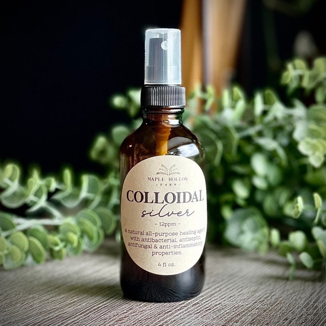 Colloidal Silver 4 Oz. Spray 12ppm - Etsy