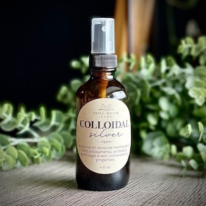 Colloidal Silver 4 Oz. Spray 12ppm - Etsy