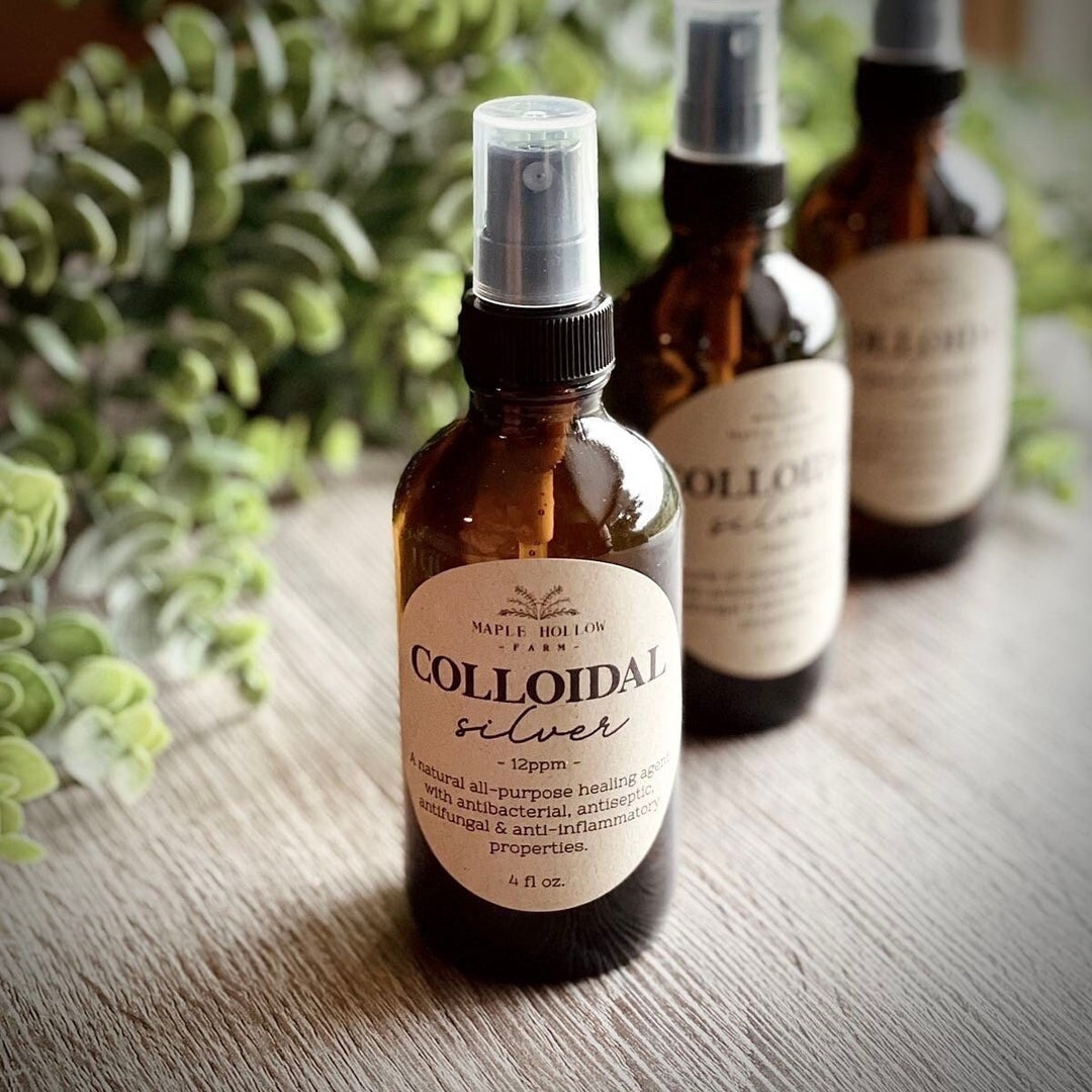 Colloidal Silver 4 Oz. Spray 12ppm - Etsy
