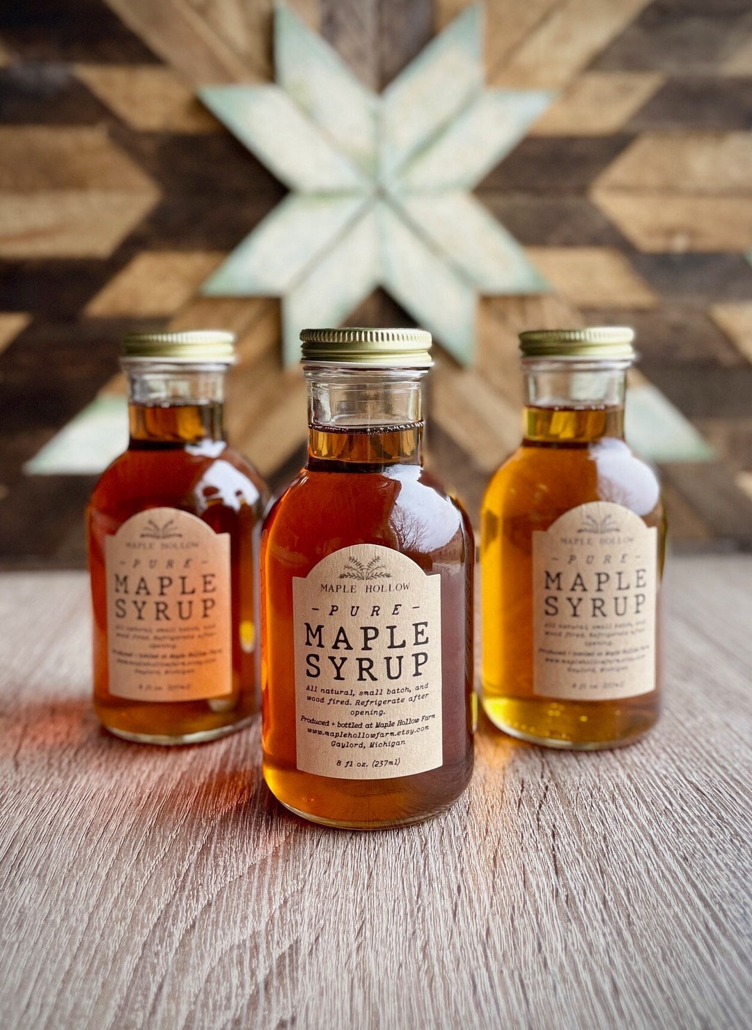 Pure Maple Syrup Stubby Bottle | Wood Fired Small Batch | Northern ...