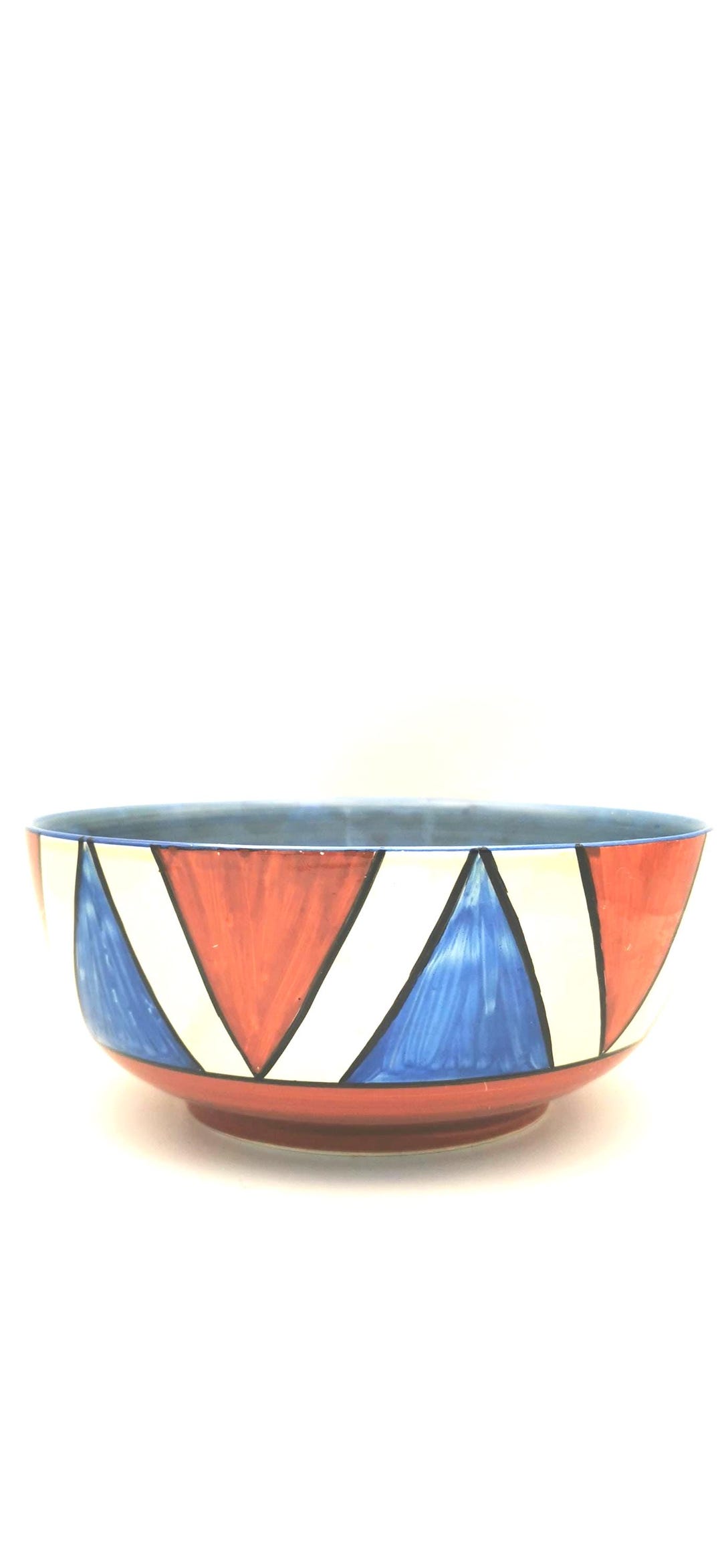 Clarice Cliff Circa 1930 Original Bizarre Newport Pottery, Bowl Approx ...