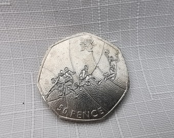 Basketball 50p Coin - Etsy UK