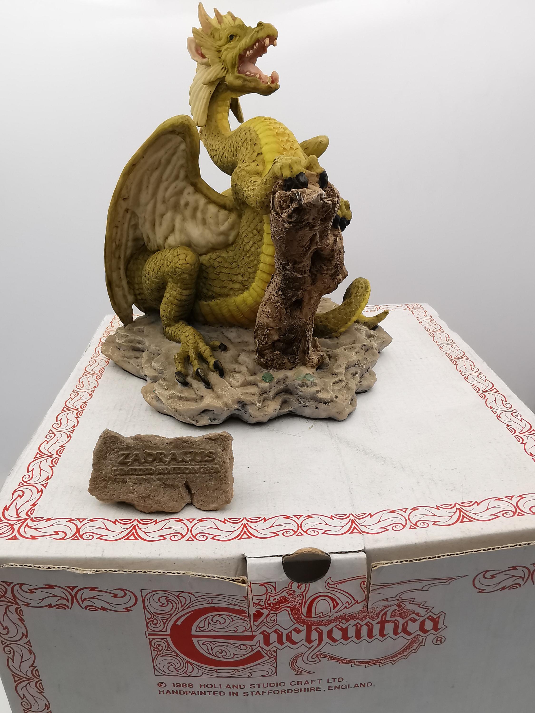 1988 Enchantica Holland Studio Craft EN2017 Gorgoyle Spring Dragon ...