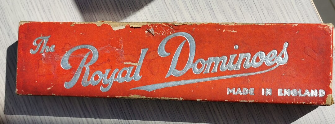 The Royal Dominoes Vintage Set Glevum Games Trade Mark 1930s in ...