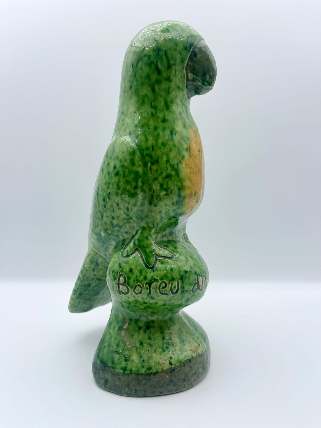 Ewenny Pottery Parrot 19th Century Marked JONES EWENNY BRIDGEND ...