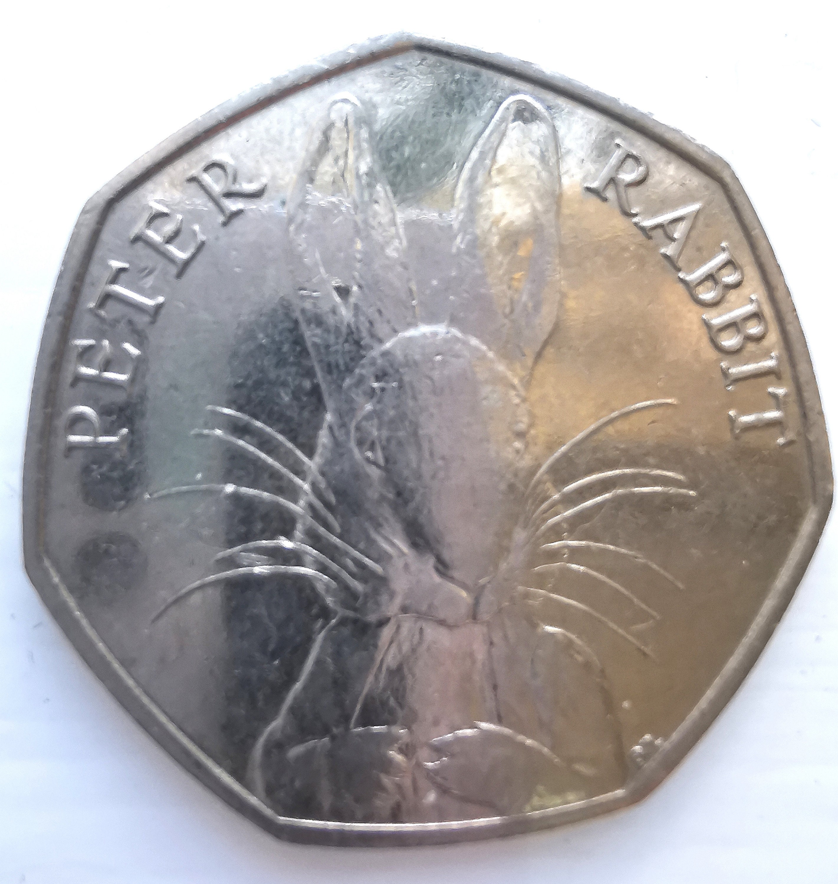 Rare Peter Rabbit 50pence Coin Issued 2016 Previously - Etsy UK