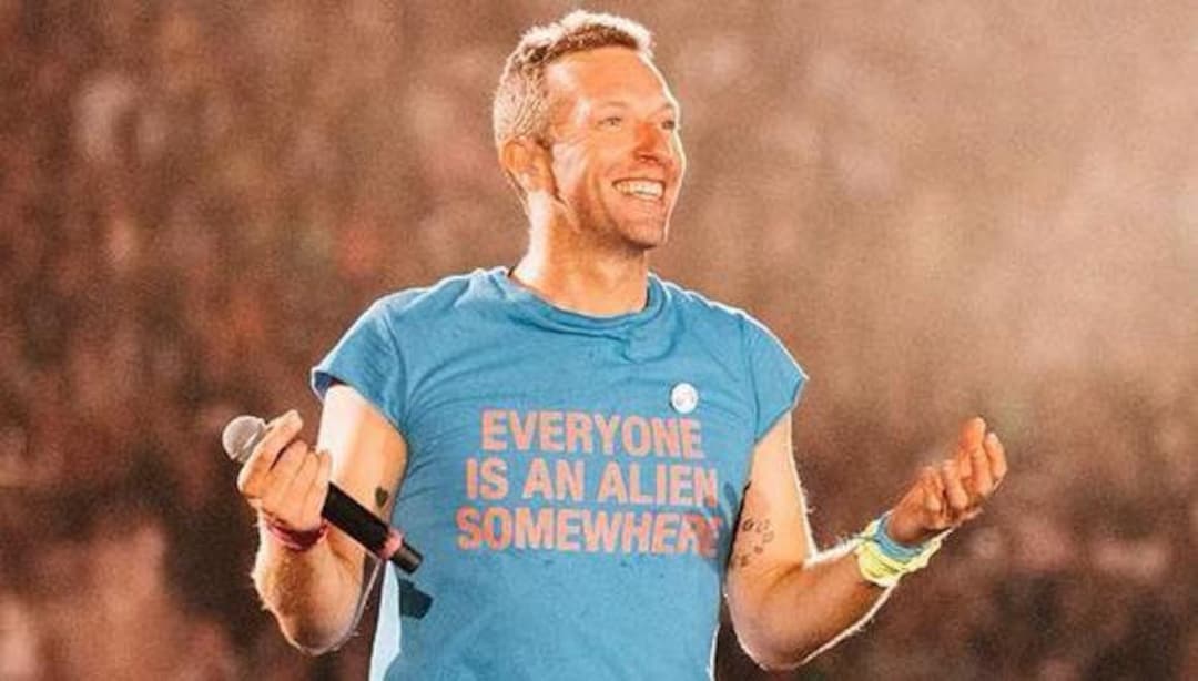 Everyone is an Alien Somewhere Chris Martin Shirt Jingle - Etsy
