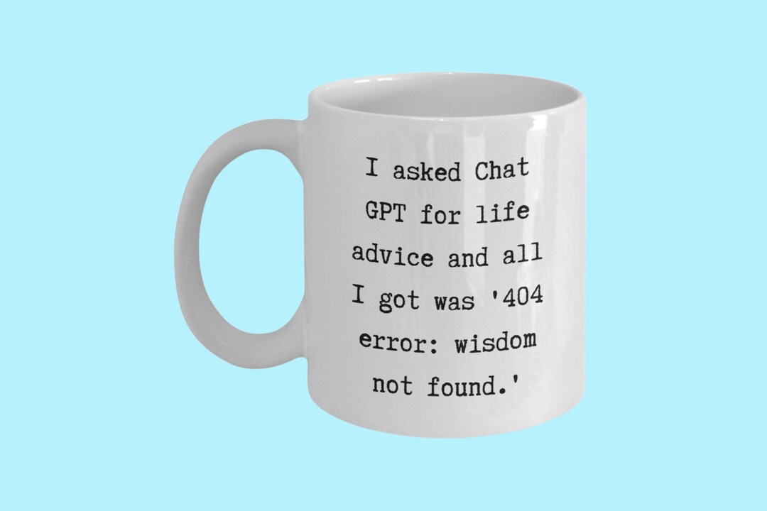 Funny Chat GPT Gift for Husband, Gift for Tech Worker, Funny AI Gift ...