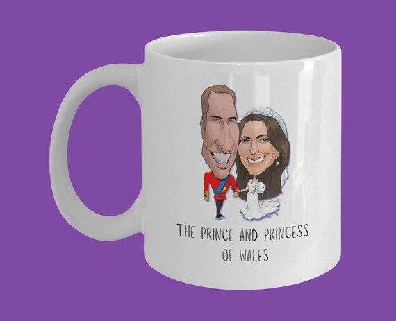 HRH the Prince and Princess of Wales Souvenir Mug UK United - Etsy