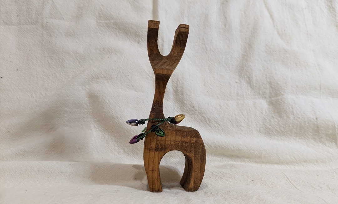 4 Inch Mid Century Danish Modern Reindeer Figurine - Etsy