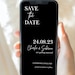 Minimal Save the Date E-invite Template, Minimalist Digital Invite ...