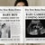 Pregnancy Reveal Newspaper Template, Baby is Coming Newspaper ...