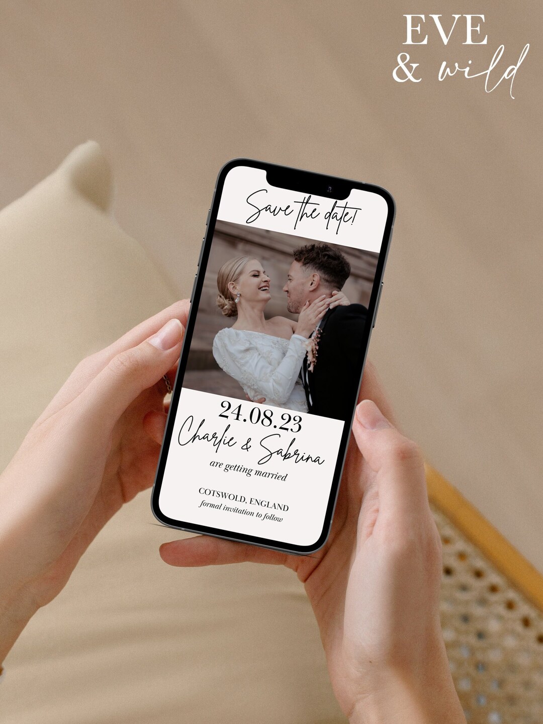 Save the Date E-vite Template, Digital Invite, Electronic Save the Date, Electronic Invite ...