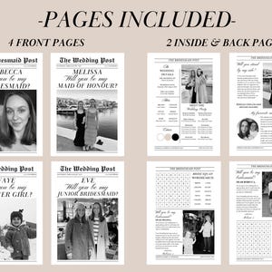 Bridesmaid Flower Wrap Newspaper Proposal Bouquet, Bridesmaid Bouquet ...